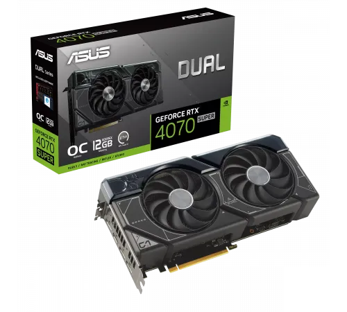 Asus GeForce RTX 4070 SUPER Dual 2X 12GB - Sərfəli və Güclü Qrafik Kartı